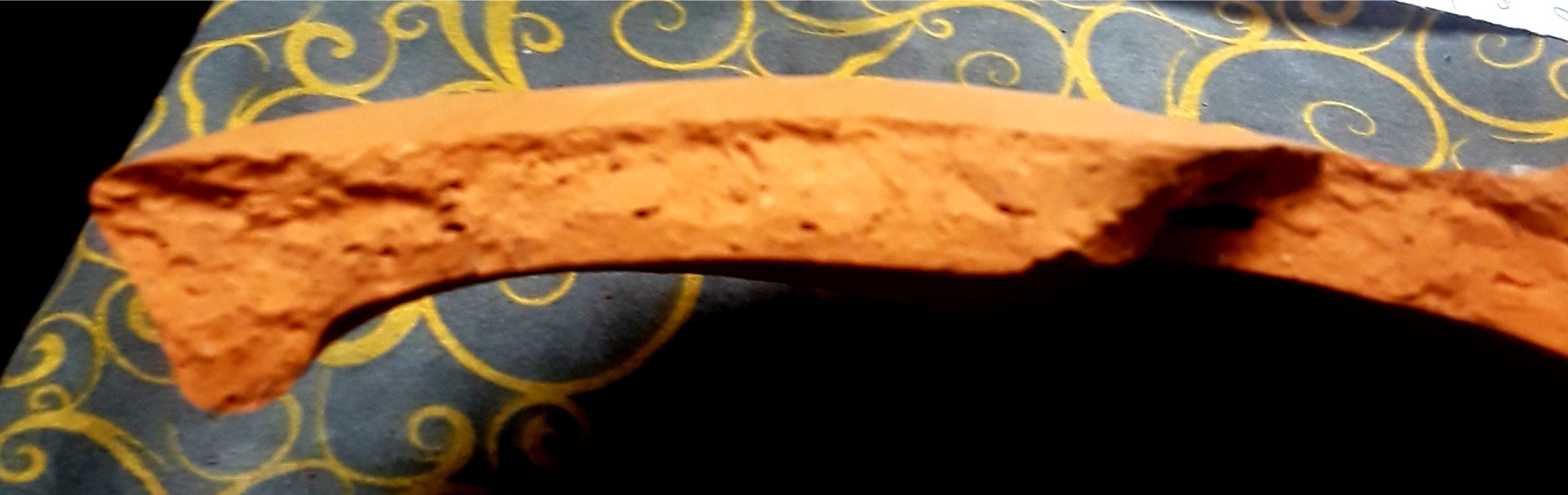 Cross section of MEC clay | Miriam's Earthen Cookware